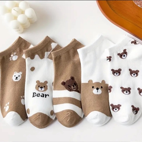Accessories | Bear Socks 5pair | Poshmark